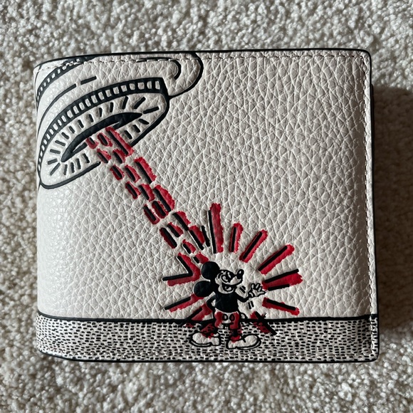Coach | Bags | Coach Disney Mickey Mouse X Keith Haring Wallet New With ...